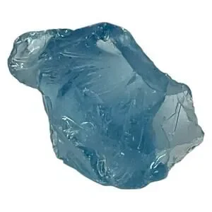 Unbranded | Other | Satin Blue Translucent Art Glass Cullet Glowing ...